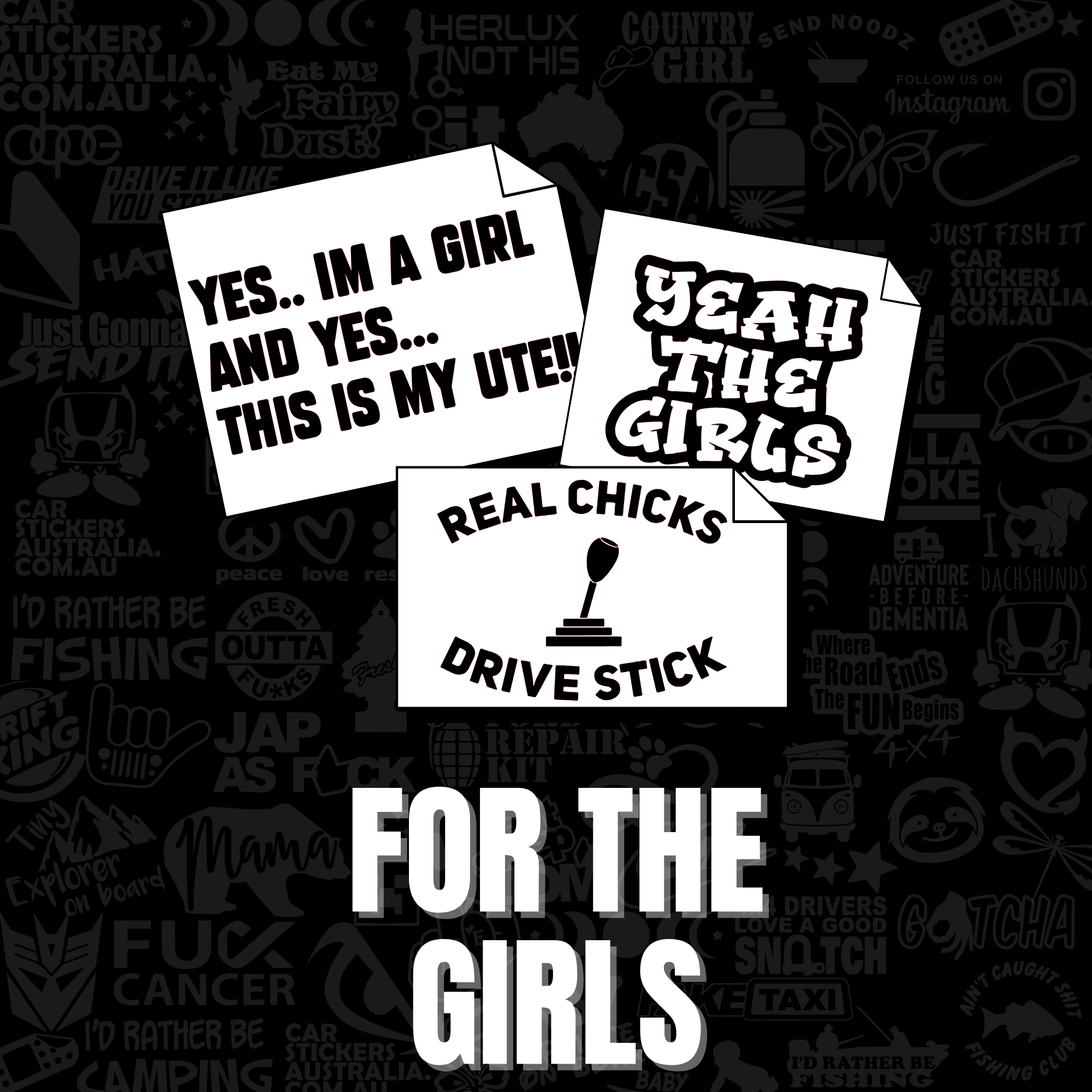 For The Girls – CarStickers Australia