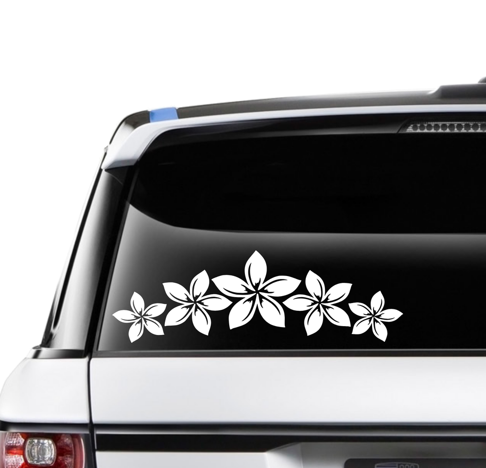 Frangipani Car Decals - Car Stickers Australia – CarStickers Australia