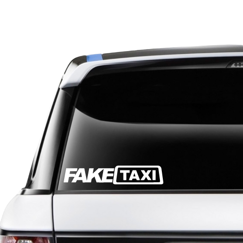 Fake Taxi car sticker - Fake Taxi Car Decal - Made In Australia ...