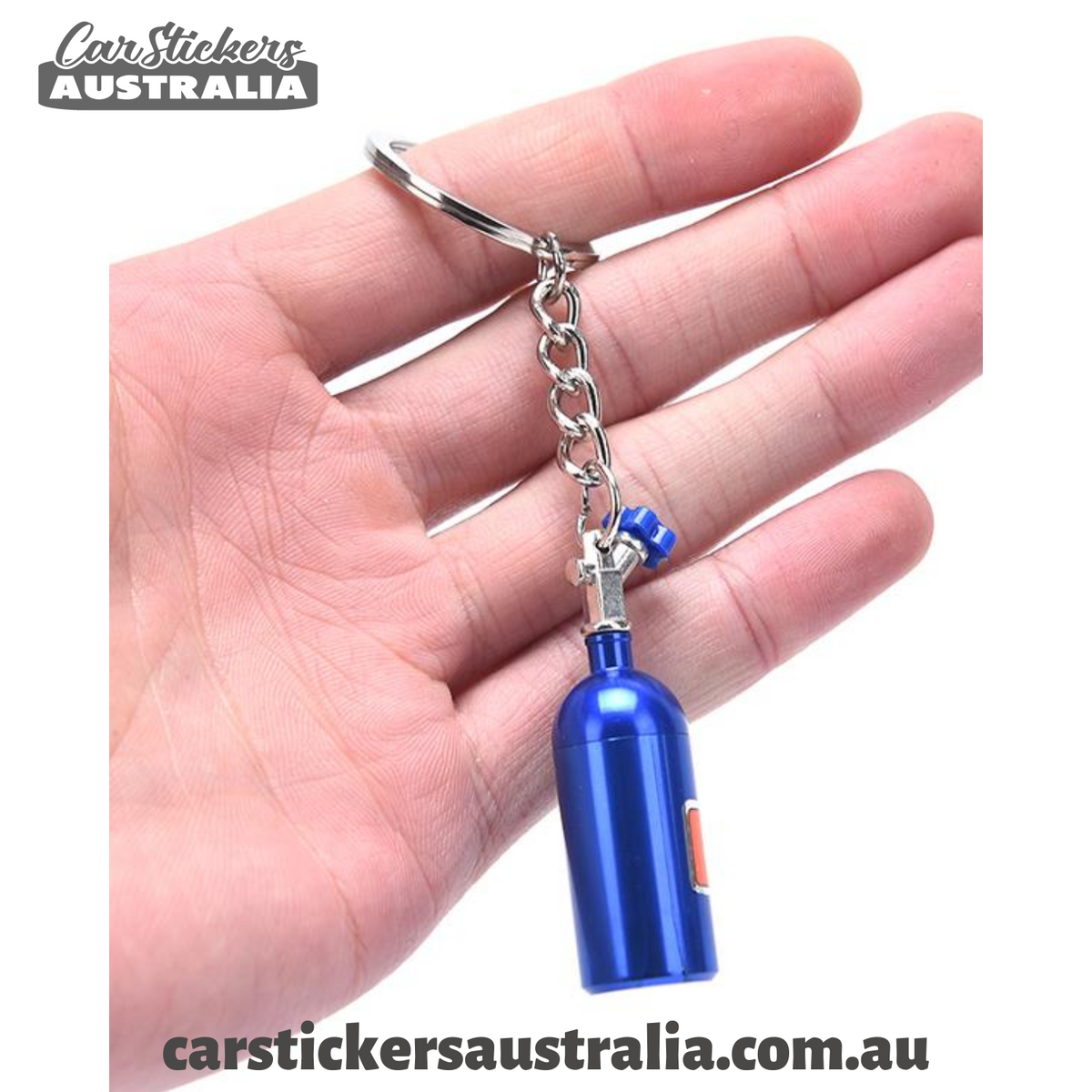 Nitrogen NOS Bottle Stash Keyring – CarStickersAustralia
