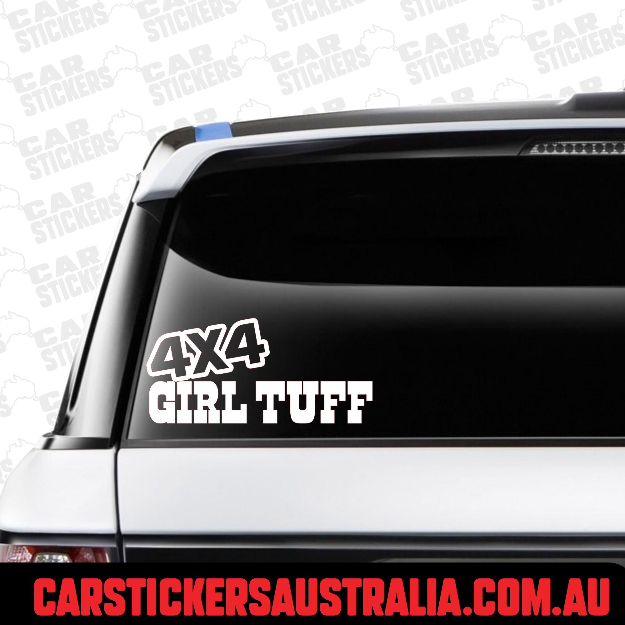 4X4 Girl Tuff – CarStickers Australia