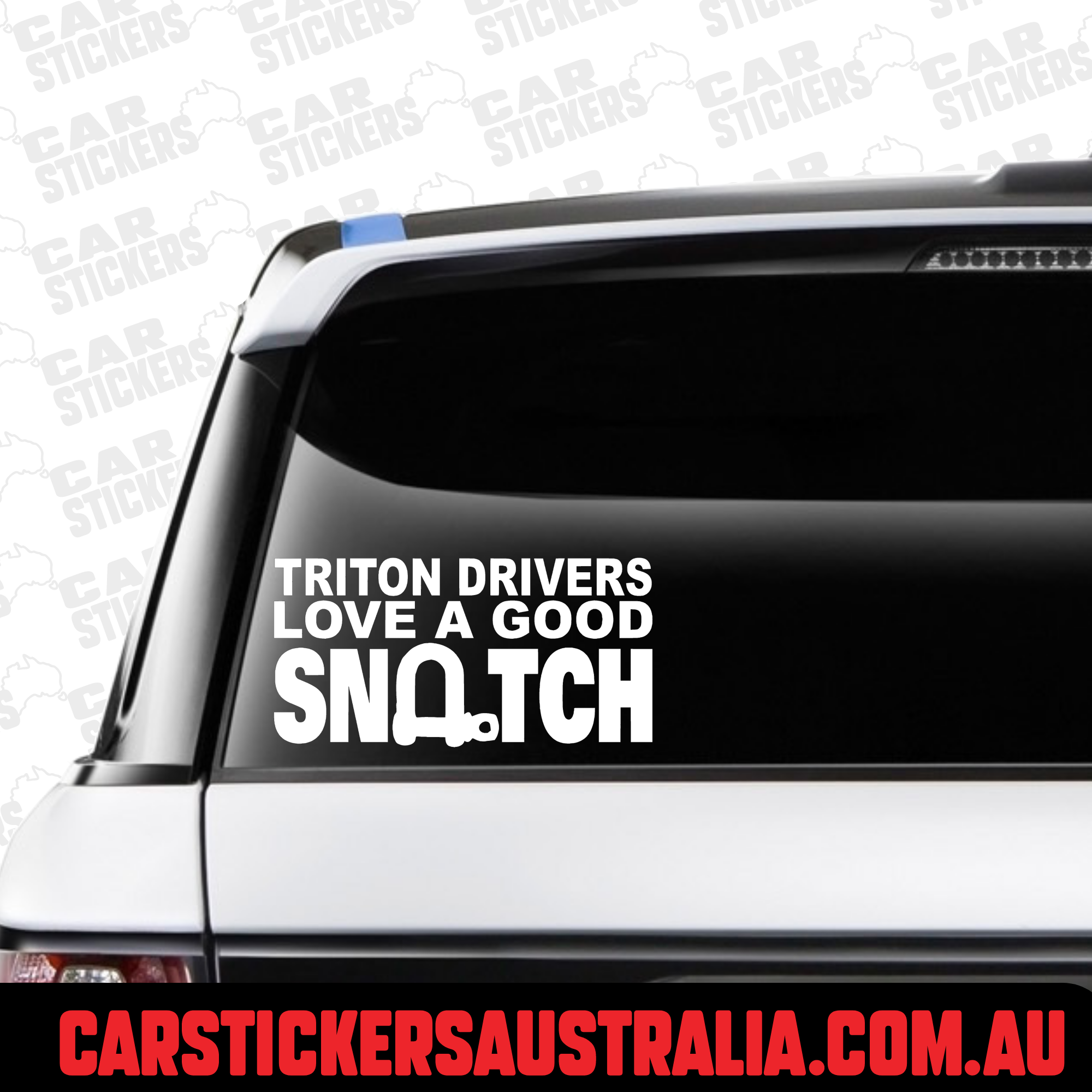 Triton Drivers Love A Good Snatch – CarStickers Australia