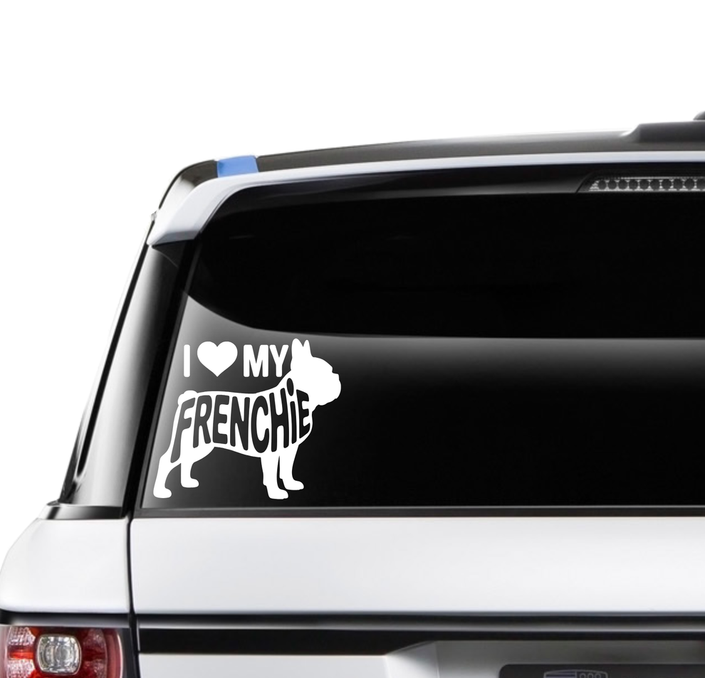 Frenchie Car Decals - CAR STICKERS AUSTRALIA – CarStickers Australia