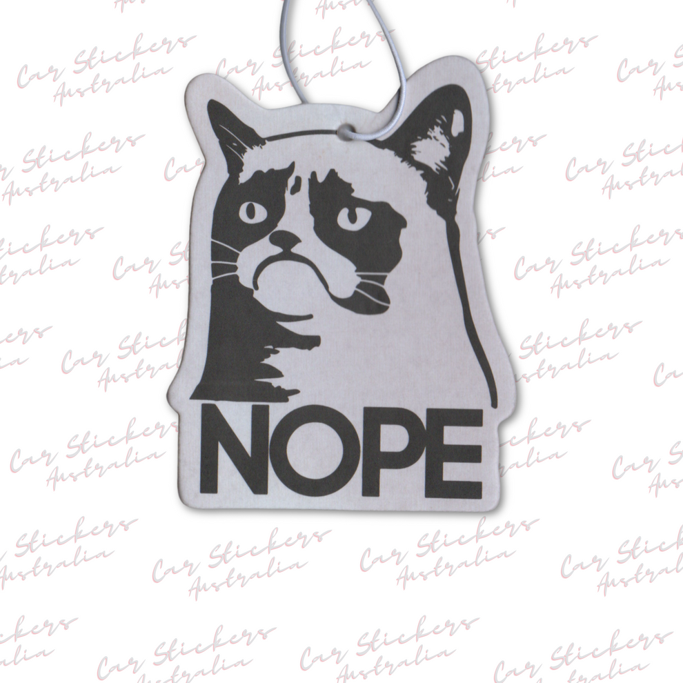 Grumpy Cat Car Air Freshener – CarStickers Australia