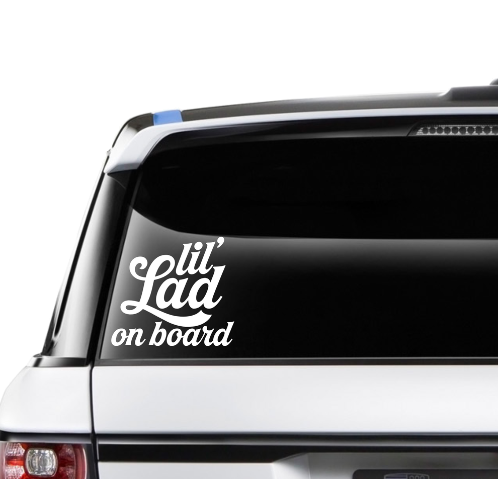 Lil Lad On Board Car Decals - Car Stickers Australia – CarStickers ...
