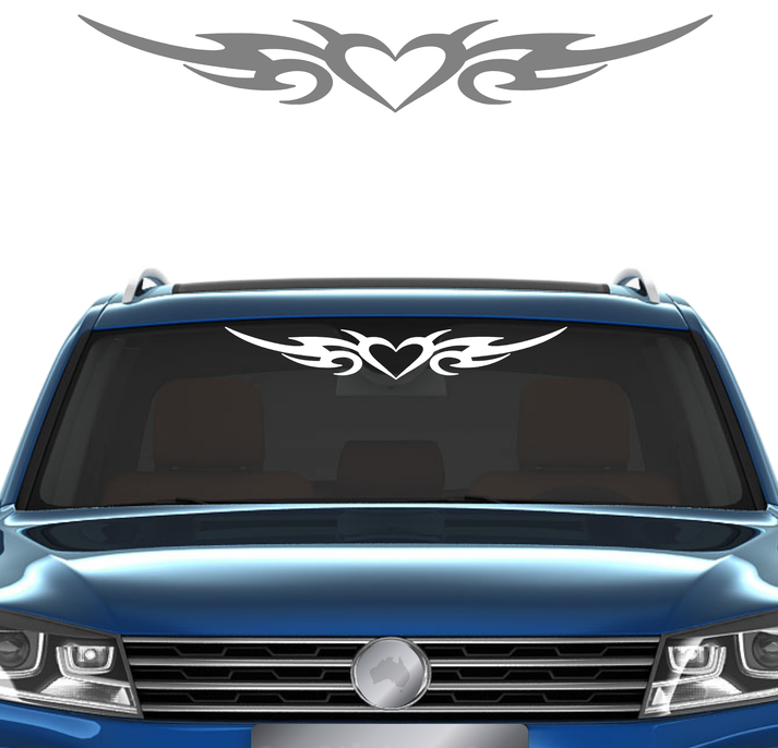 Love Heart Tramp Stamp car Decal - Car Stickers Australia – CarStickers ...