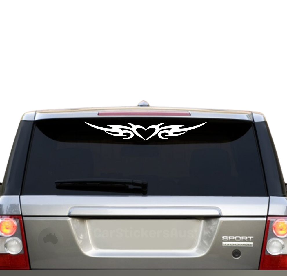 Love Heart Tramp Stamp car Decal - Car Stickers Australia – CarStickers ...