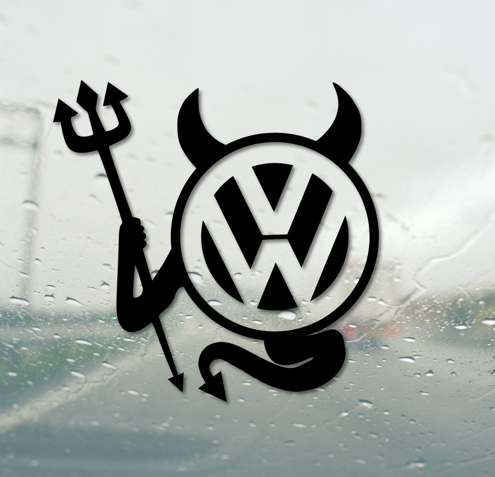 Devil Logo Decals - Honda Devil Dude Car Decal – CarStickers Australia
