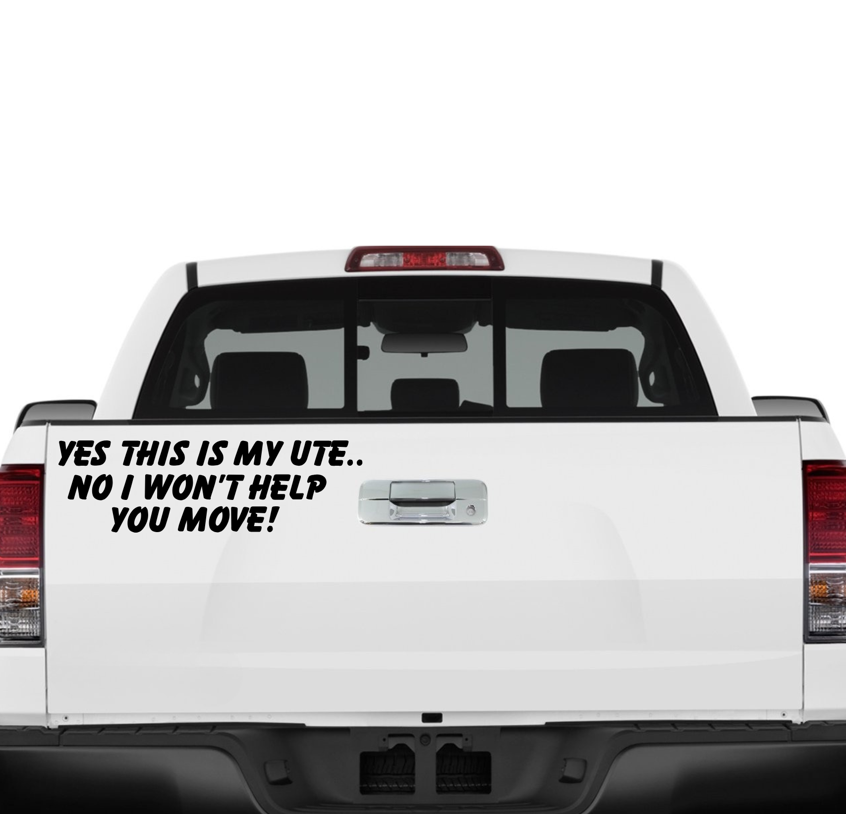 Yes This Is My Ute Decal - Car Stickers Australia – CarStickers Australia