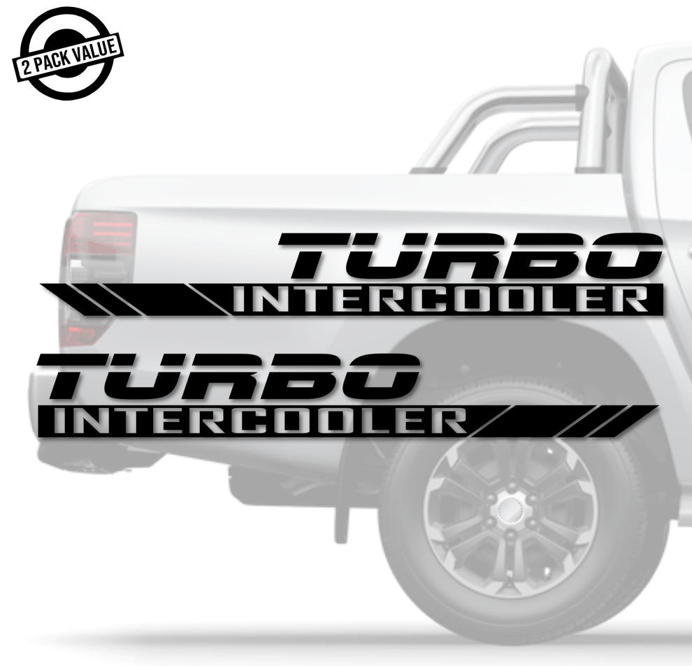 Turbo Intercooler Decals - CAR STICKERS AUSTRALIA – CarStickers Australia