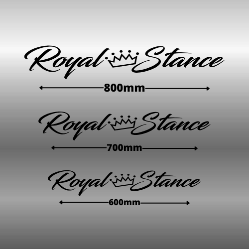 Royal Stance Windscreen Banner - Car Stickers Australia – CarStickers ...