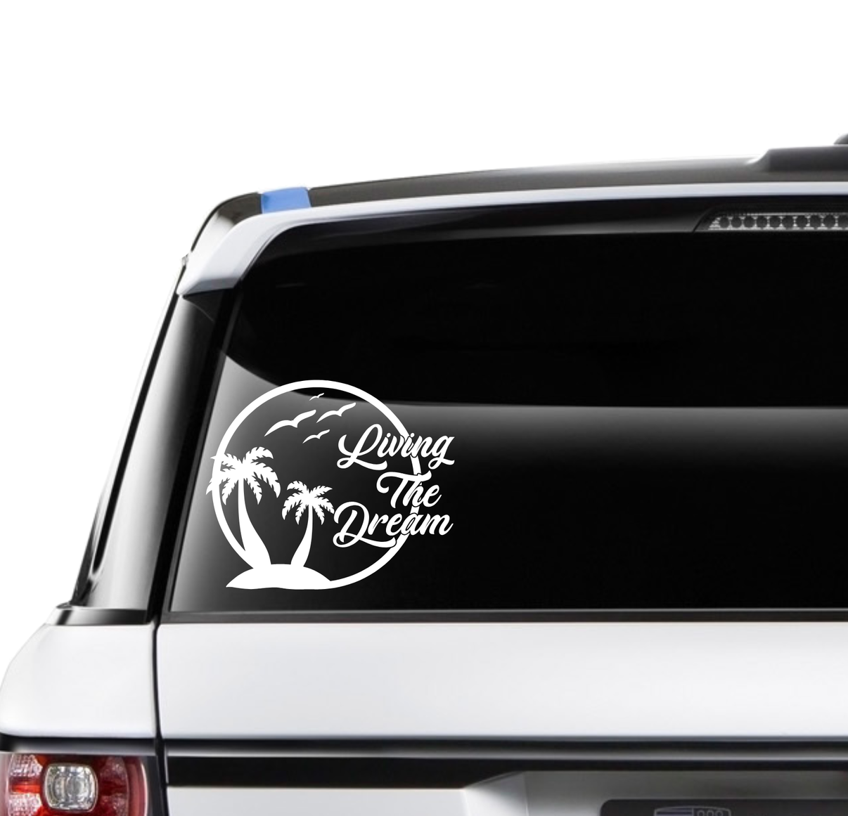 Living The Dream Caravan Decal - Car Stickers Australia – CarStickers ...