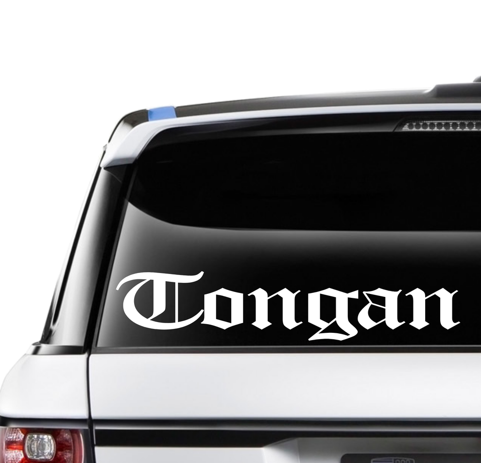 Tongan Car Decal - Car Stickers Australia – CarStickers Australia
