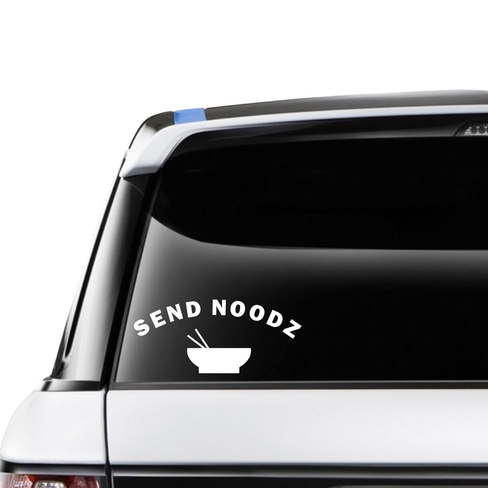 SEND NOODZ CAR DECAL - Car Stickers Australia – CarStickers Australia