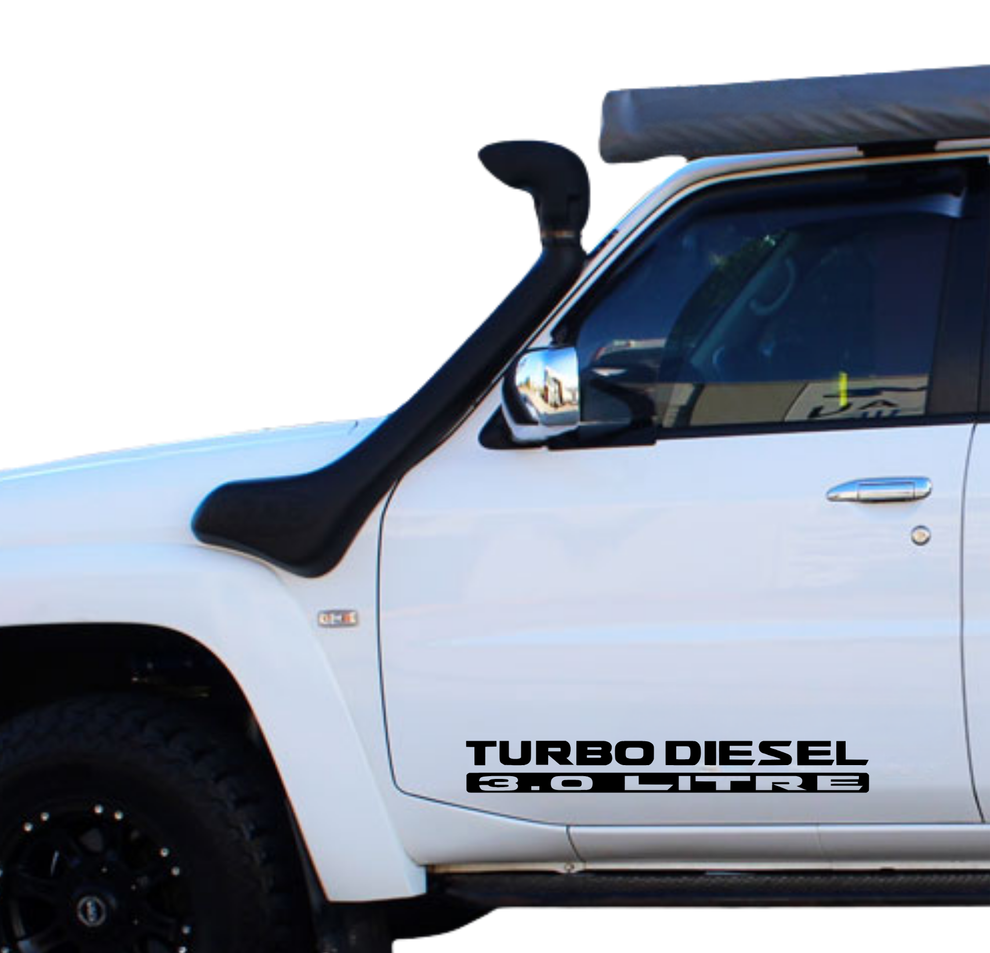3.0 Litre Turbo Diesel Door Stripe - CAR STICKERS AUSTRALIA ...