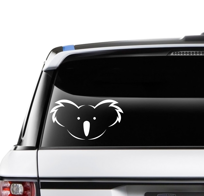 Koala Face Car Decal - Car Stickers Australia – CarStickers Australia