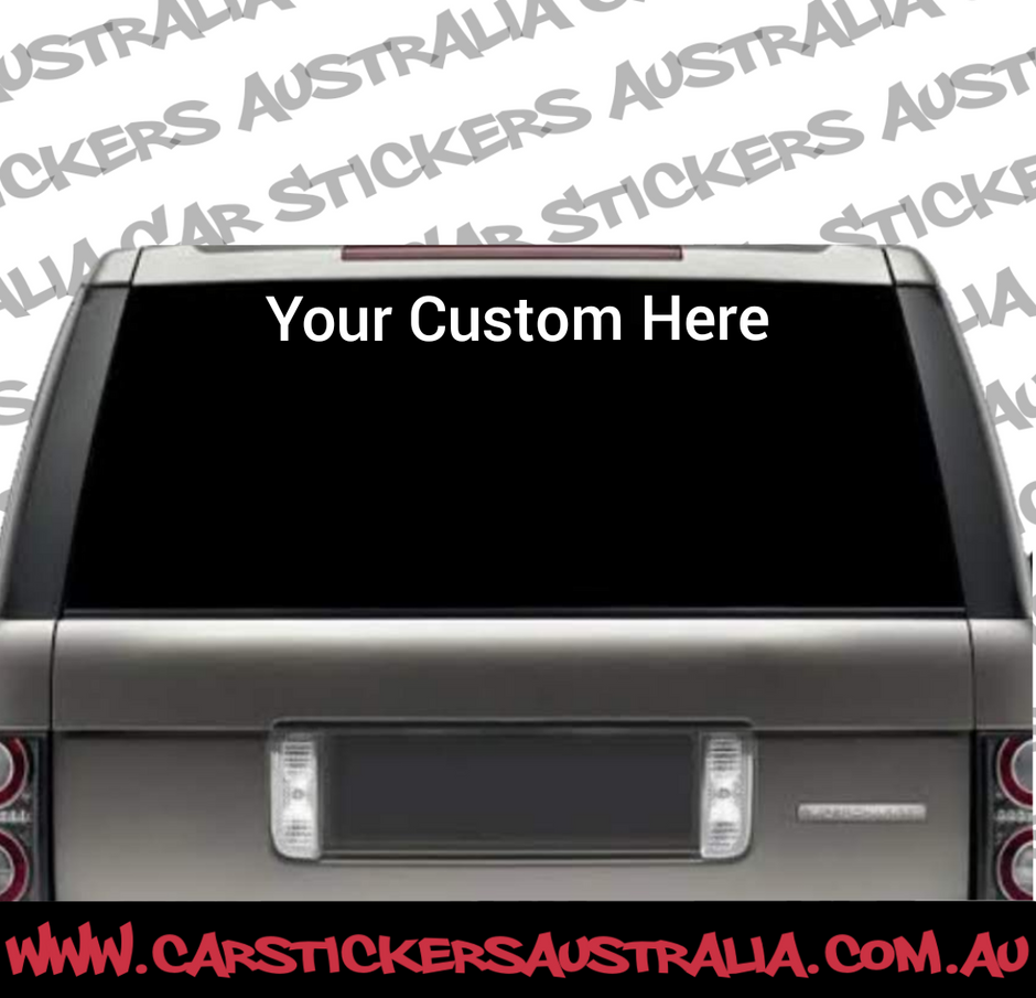 Custom Made Car Decals - Car Stickers Australia – CarStickers Australia