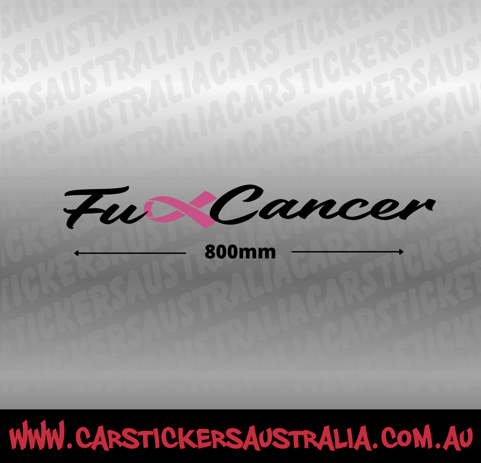 Fuck Cancer Banner (Style 2) – CarStickers Australia