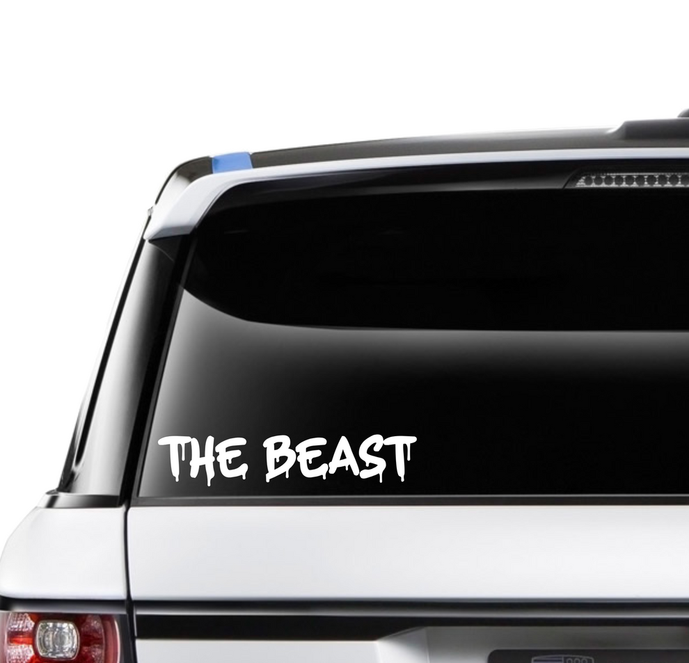 The Beast Car Decal - Car Stickers Australia – CarStickers Australia