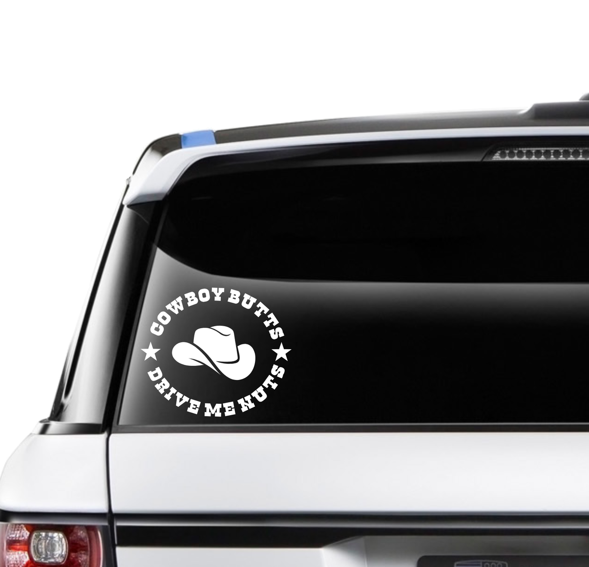 Cowboy Butts Drive Me Nuts Car Decal - Car Stickers Australia ...