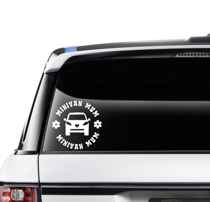 Minivan Mum Decal - Car Decals for Mum – CarStickers Australia