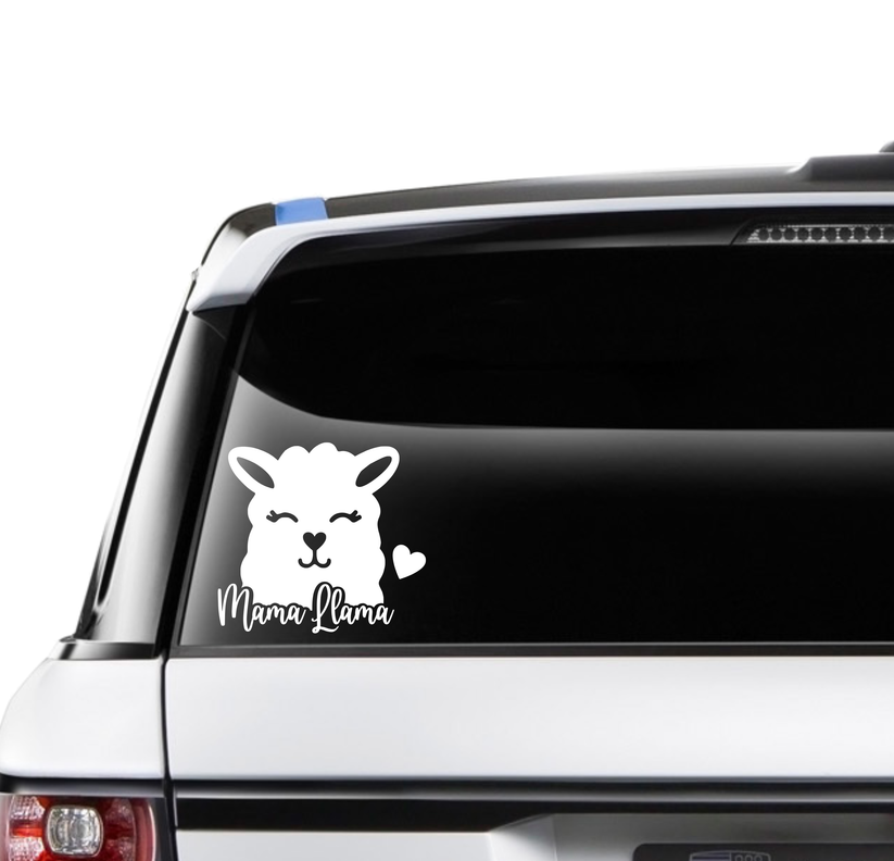 Mama Llama Car Decal - Llama Decals On Afterpay – CarStickers Australia