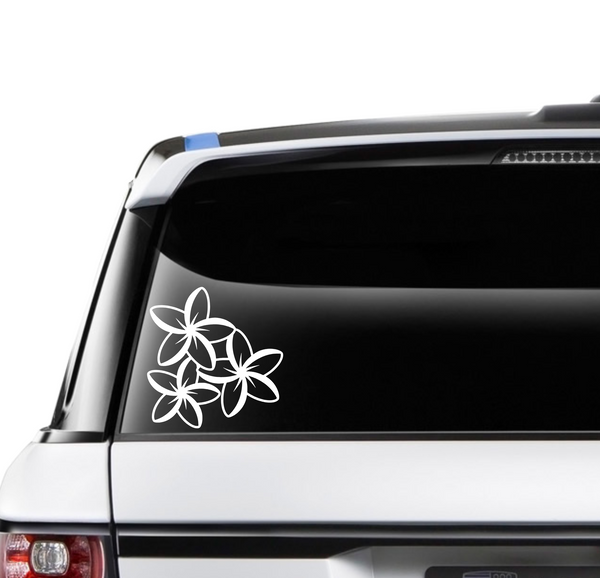 Frangipani Decals for Car - CAR STICKERS AUSTRALIA – CarStickers Australia