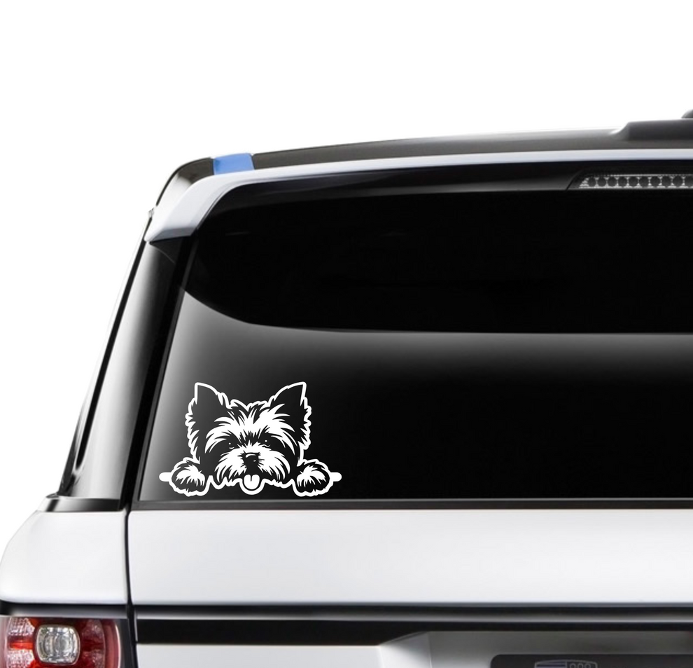 Yorkie Car Decals - Car Stickers Australia – CarStickers Australia